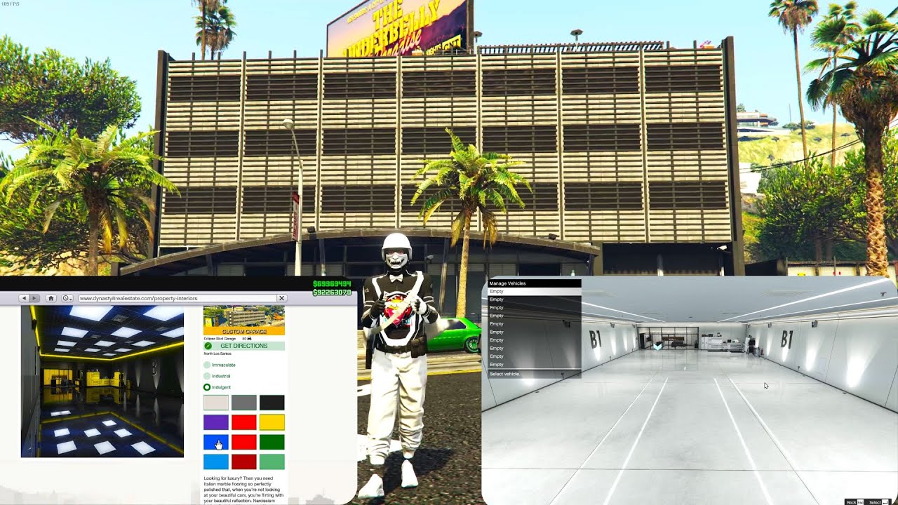 GTA Online: Buying Eclipse Blvd Garage & Floor Customization Options ...