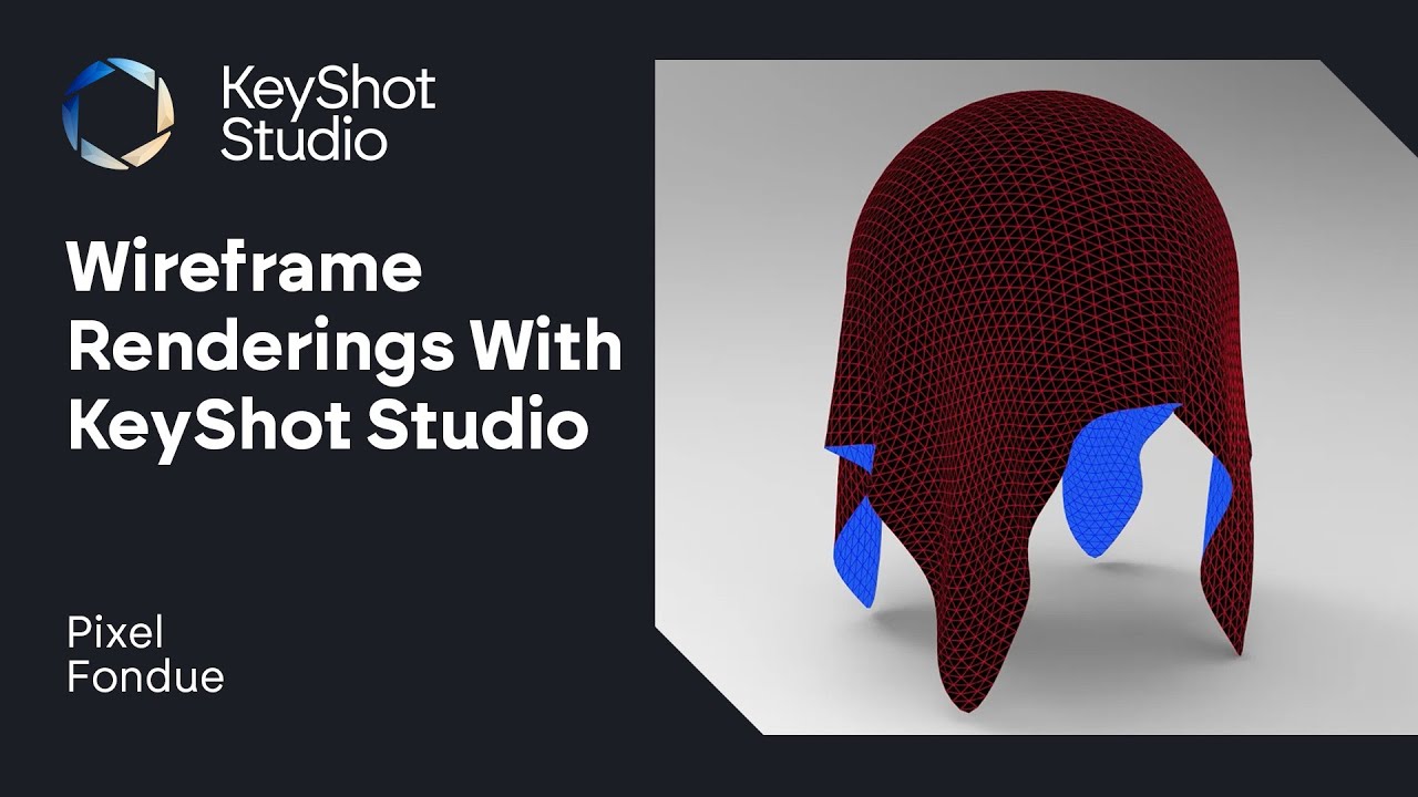 KeyShot Pro Tips - Creating Wireframe Renderings With KeyShot Studio - YouTube
