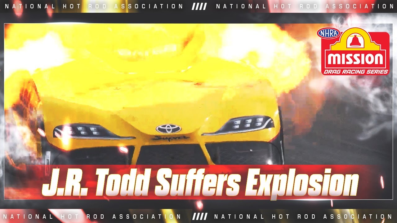 J.R. Todd suffers explosion in Epping - YouTube