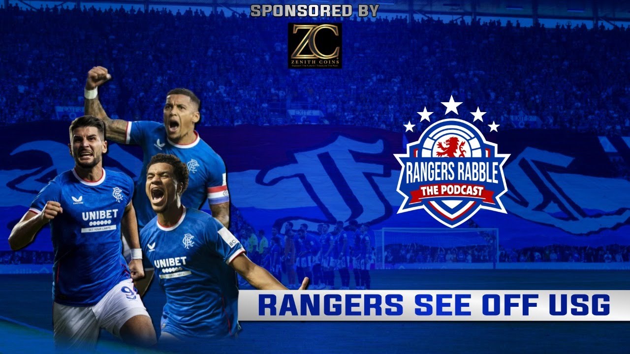 Rangers Hammer USG - PSV await in the Champions League Play-Off - YouTube