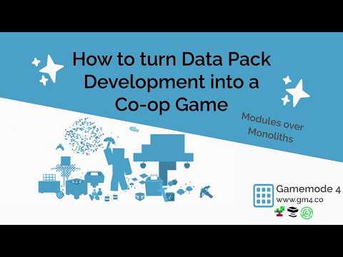 How to turn Data Pack Development into a Co-op Game by Gamemode4 | Smithed Summit 2026
