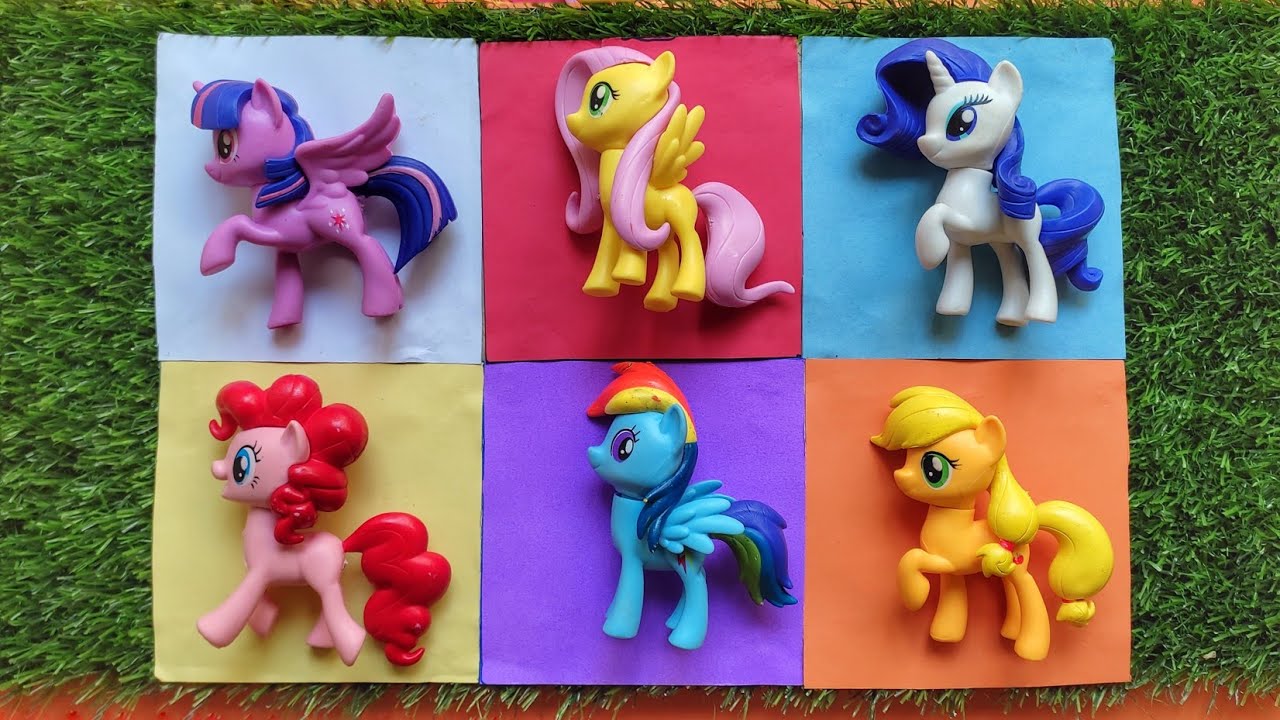 Mencocokkan mainan kuda poni dan kotak warna kuda poni | my little pony ...