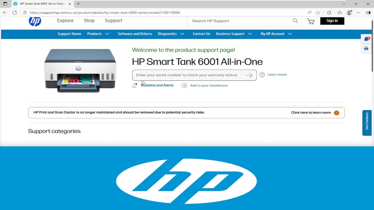 How To Install and Setup HP Smart Tank 6001 Printer [Guide] - YouTube