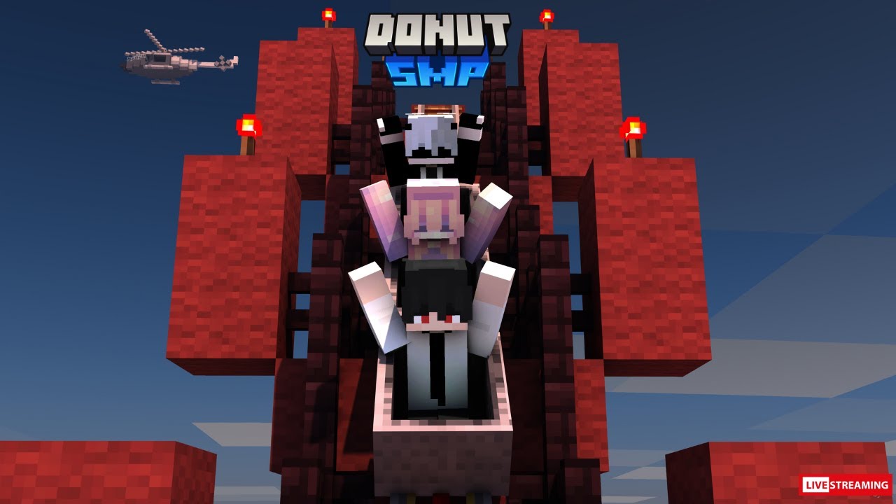 Donut SMP Live Stream Rating Bases Donating $$ & More #donutsmp # ...