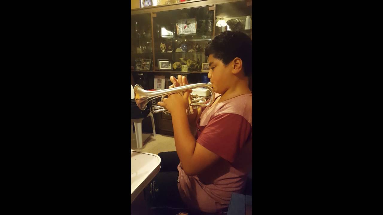 Bb Cornet - C Scale Tutorial - YouTube