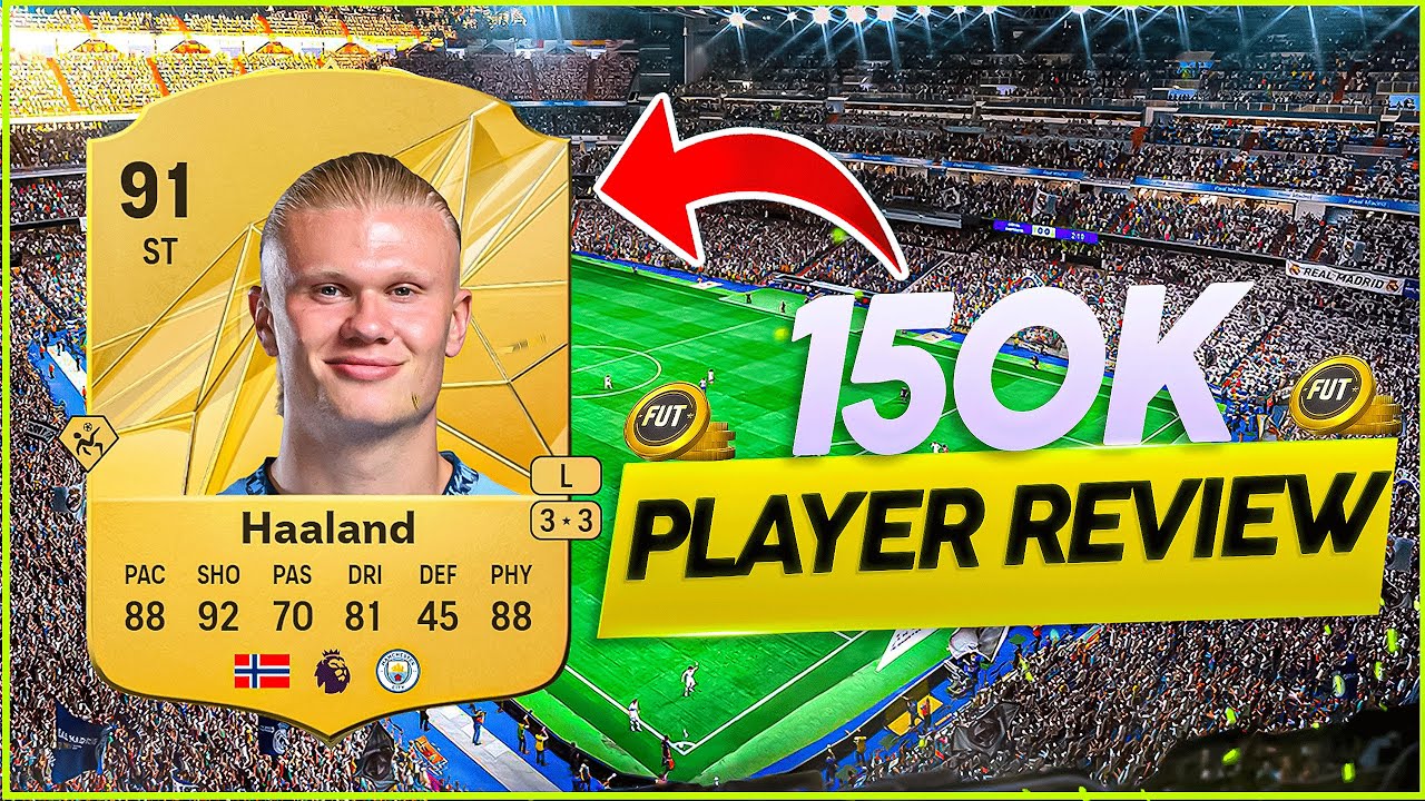 91 Rated Haaland | FC 25 Ultimate Team Player Review ! - YouTube