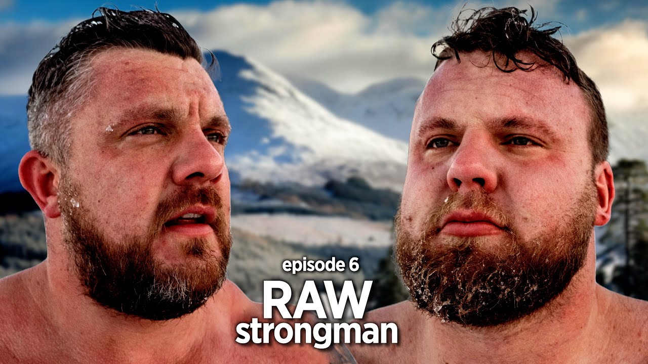 RAW strongman | 6 | frozen loch swim - YouTube