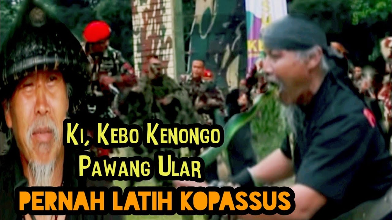 Ki Kebo Kenongo !! Pawang Ular Asal Sumedang Yang Sempat Latih Kopassus ...