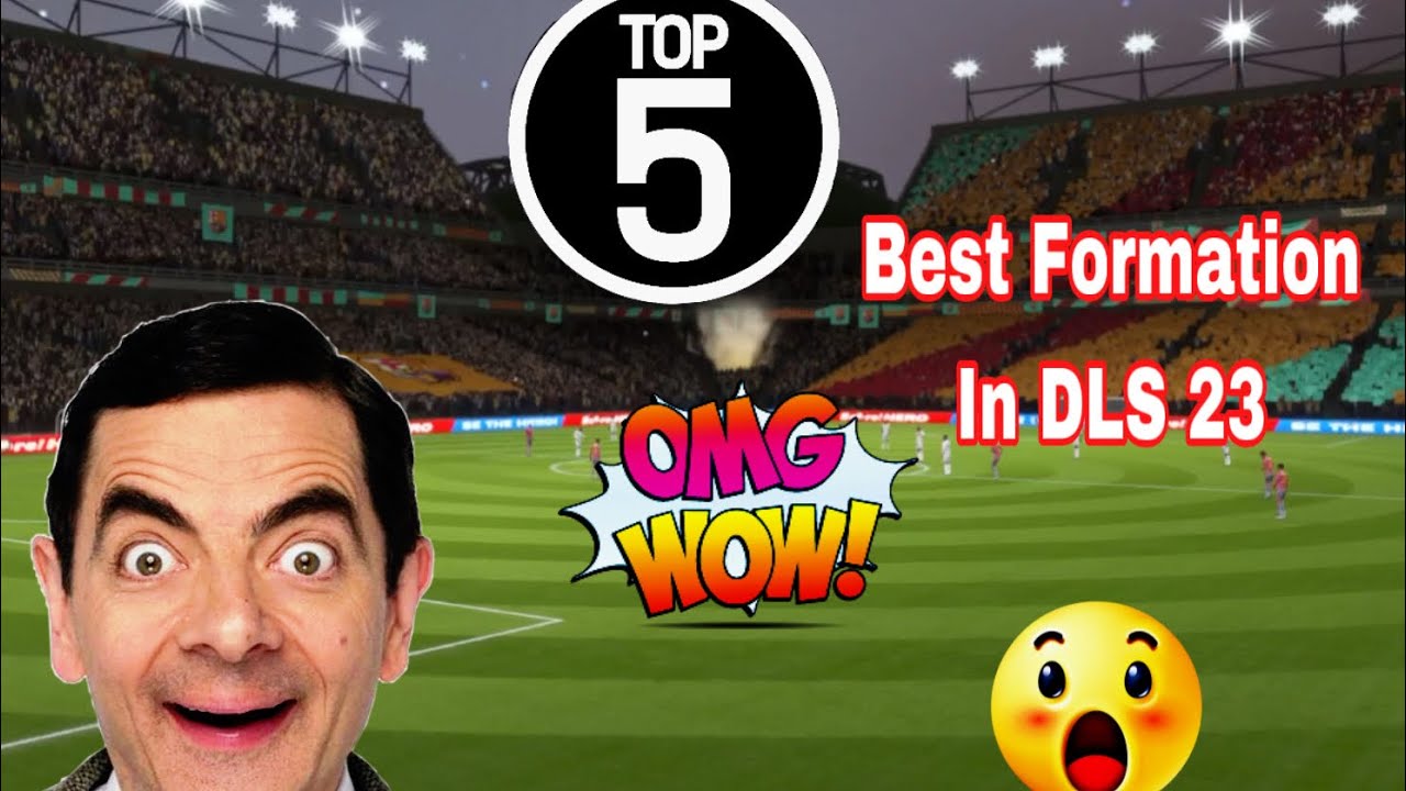 DLS 23 TOP 5 FORMATION TUTORIAL !! DREAM LEAGUE SOCCER 2023 - YouTube