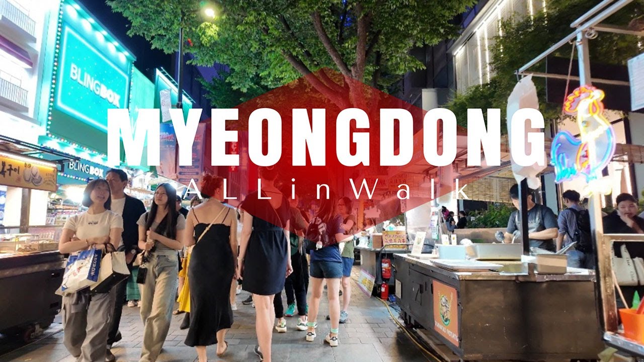 Euljiro 3(sam)-ga to Myeongdong | 韓国ソウル乙支路3街から明洞 | 을지로3가/명동 | Seoul ...