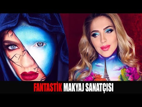 FANTASTİK MAKYAJ YAPAN İLGİNÇ UGRAYNALI KIZ !!!