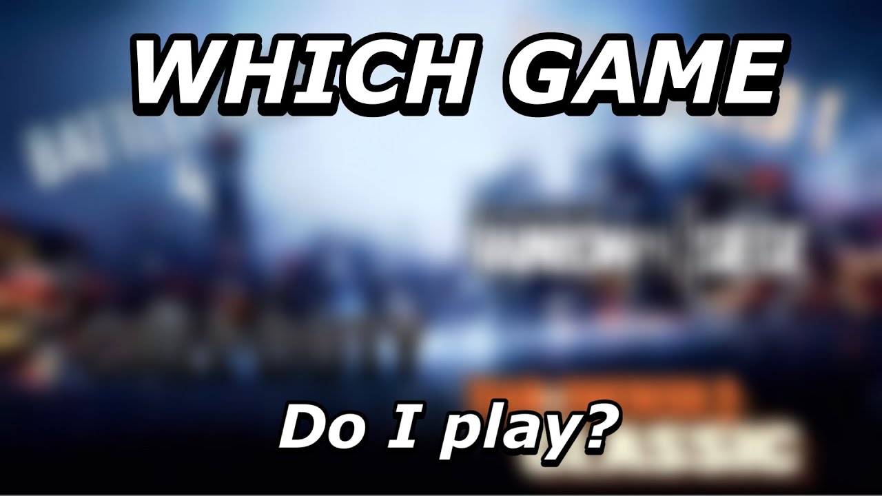 What games should I play? 🤨 - YouTube
