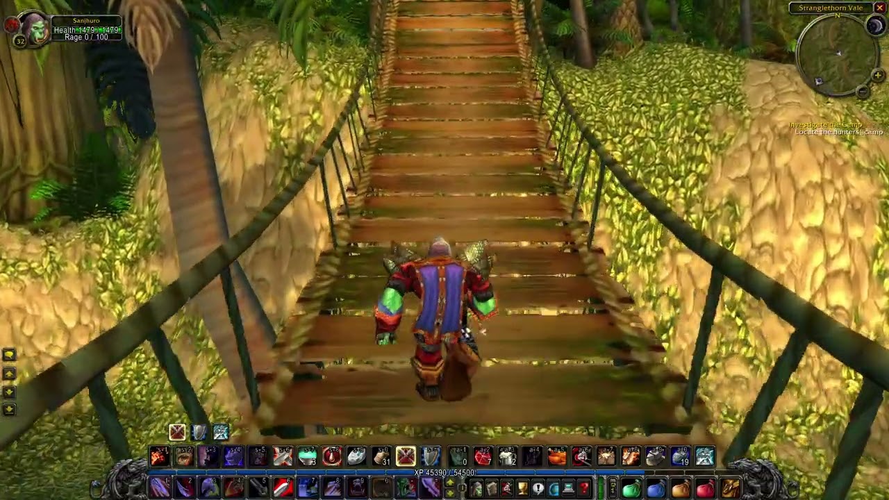 World of Warcraft: Stranglethorn Vale: Investigate the Camp - YouTube