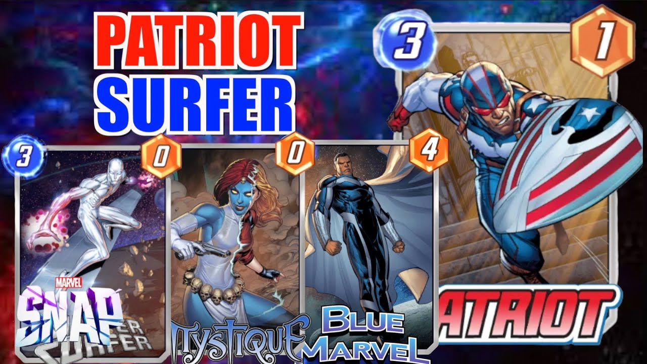 STEAL GAMES WITH BIG BUFFS!| Patriot Surfer| Marvel Snap - YouTube