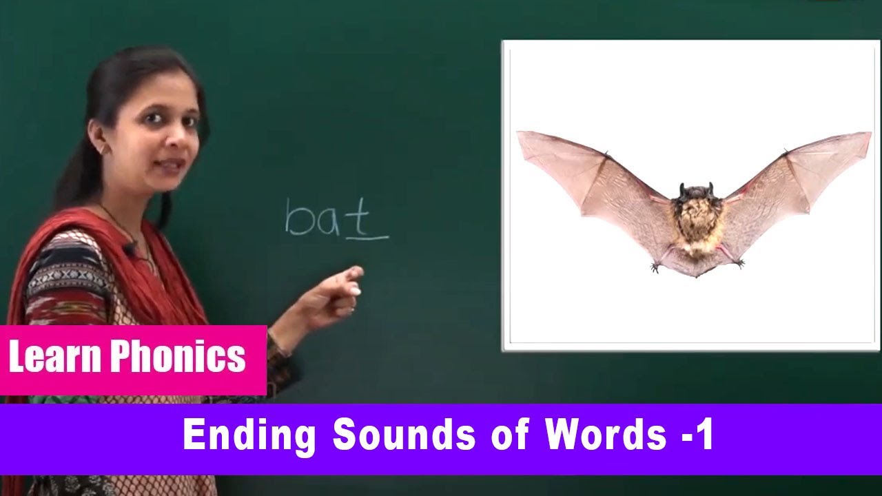 Ending Sounds of Words -1 | Learn Phonics | Phonics Video Lessons Part ...
