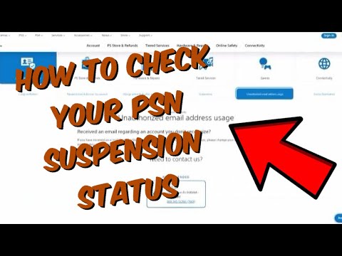 How To Check Your PSN Suspension Status - YouTube