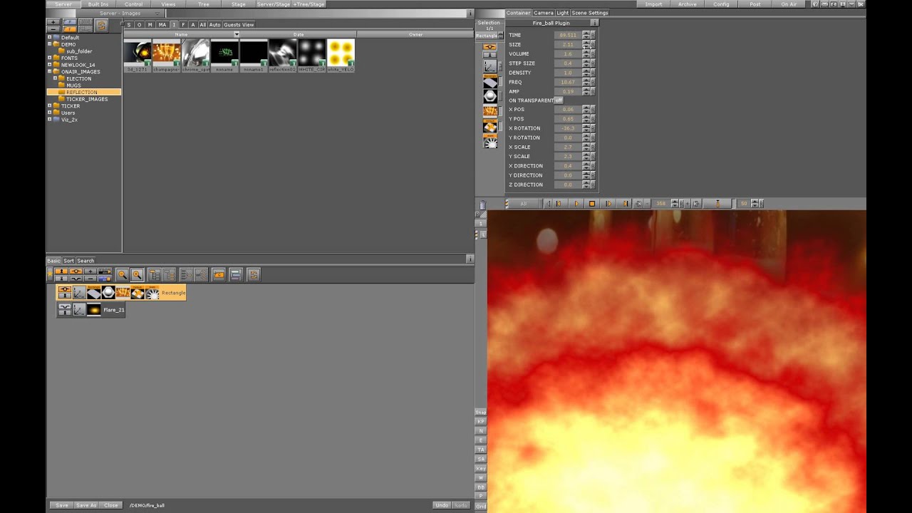 fire effect - YouTube
