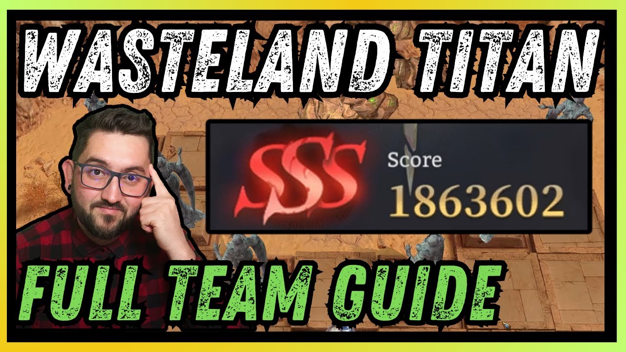💥 My FIRST EVER SSS Codex Score 💥 Wasteland Titan Team Showcase & GUIDE ...