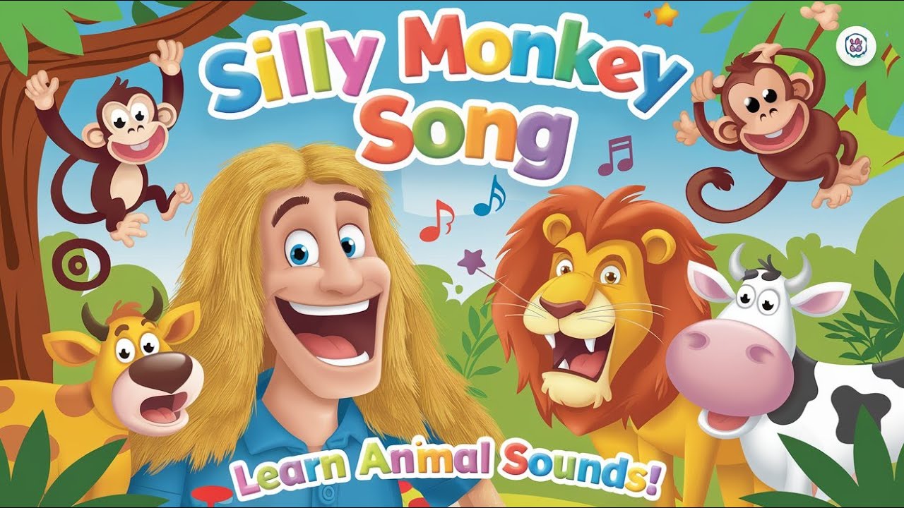 Silly Monkey Song | Learn Animal Sounds with Super Simple Songs ...