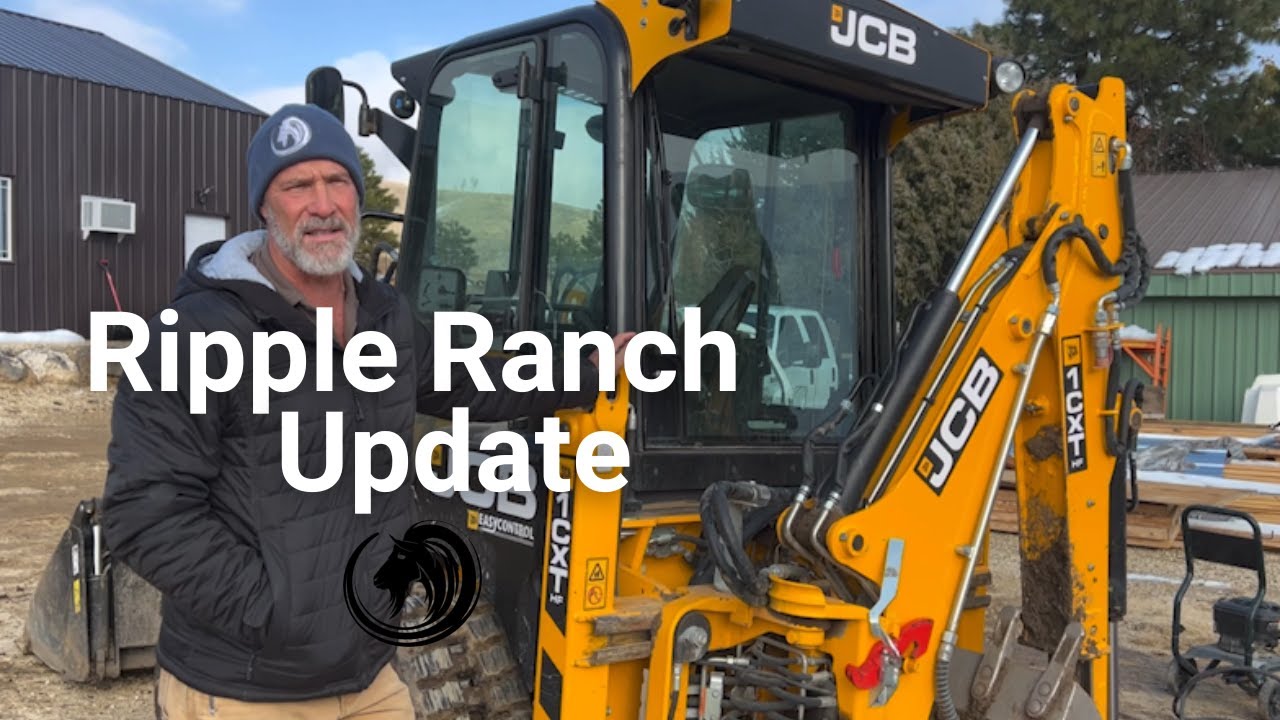 Ripple Ranch Update With JCB & The Cold Plunge - YouTube