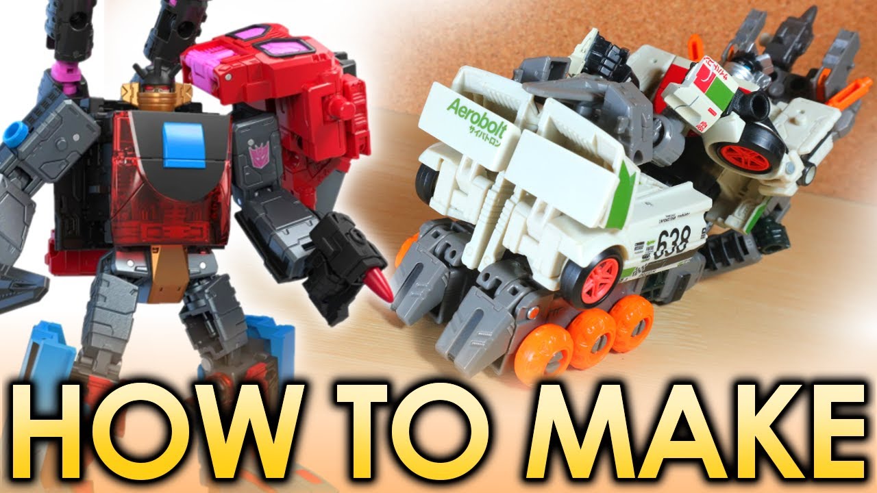 HOW TO MAKE: Transformers Shattered Glass Slicer's Car with Fasttrack ...