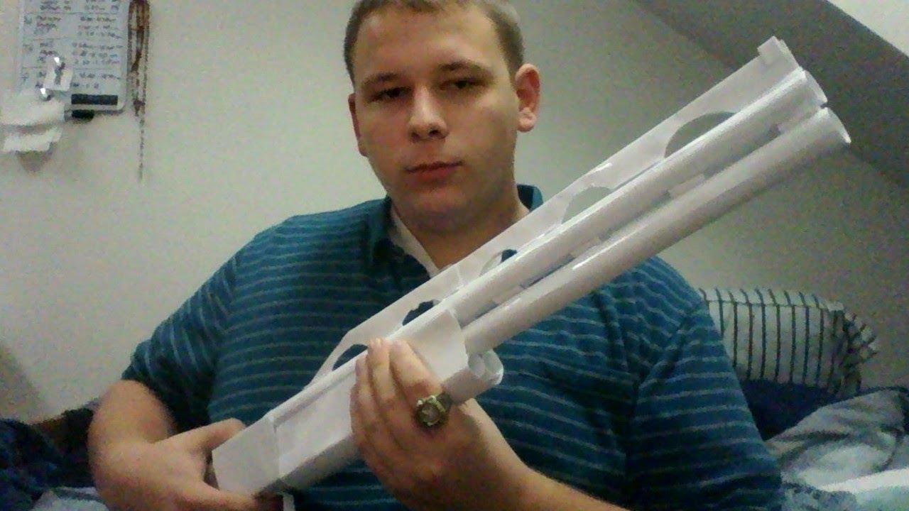 How To Make a Paper Shotgun (Olympia) Part (2) - YouTube