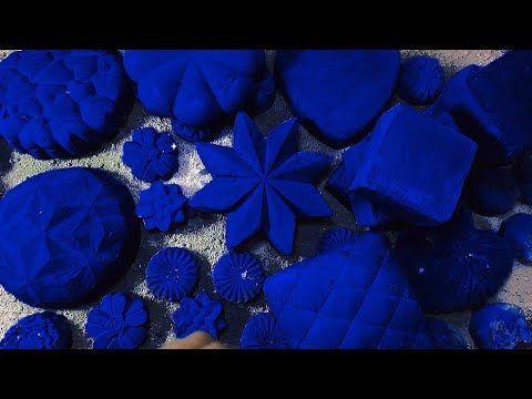 @ASMRgymchalkIndonesia deep blue soft fluffy squeaky gymchalk edit ...