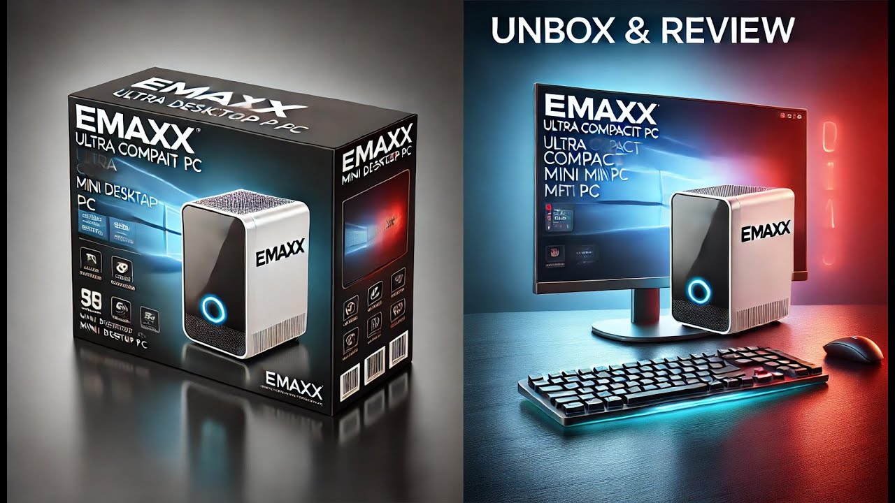 Emaxx Ultra Compact Mini Desktop PC Unboxing & Review | Small But ...