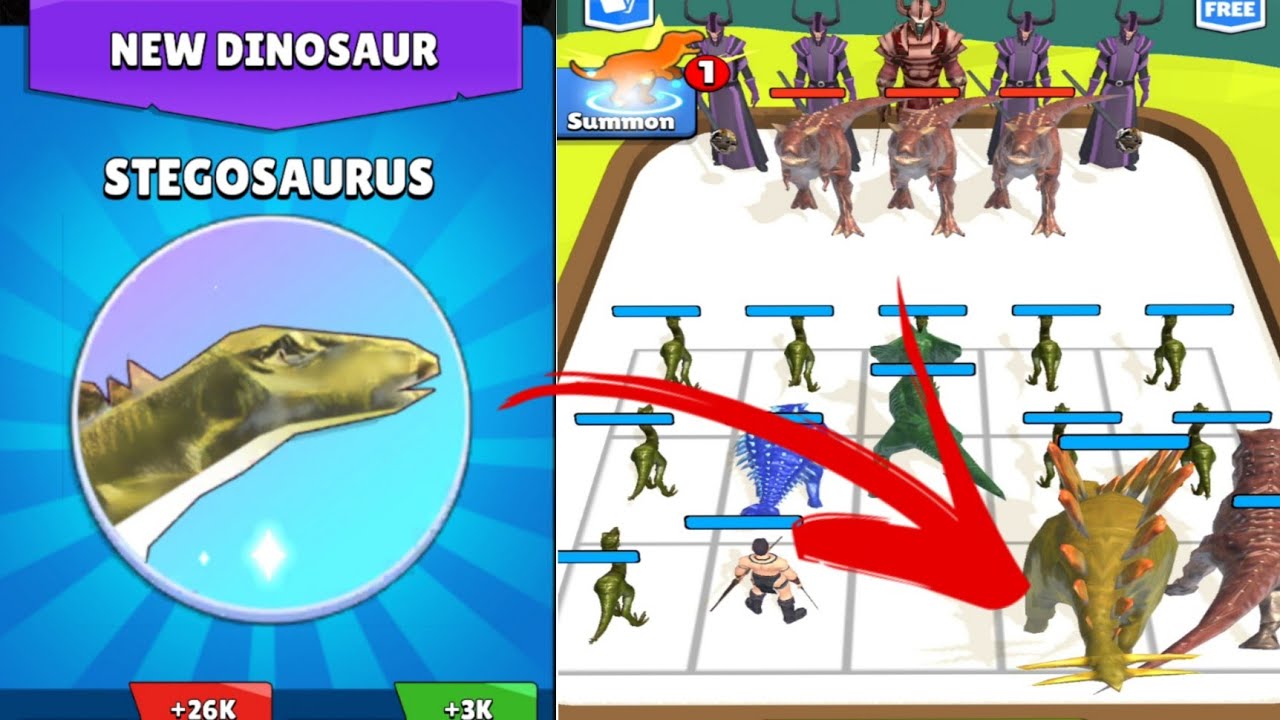 Merge Monster Dinosaur Fusion New Character ` Stegosaurus' New Update ...