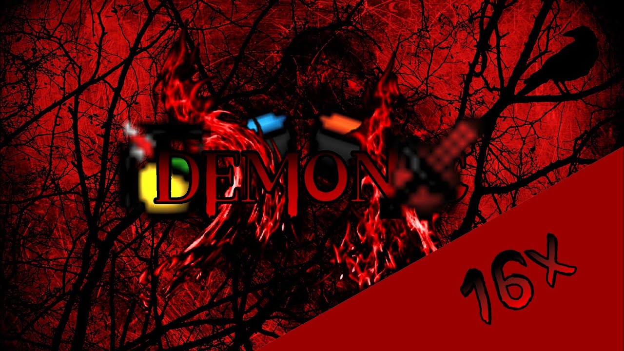 [16x] Demonic Texture Pack [FPS Boost] For Minecraft [PE] - Win10/iOS ...