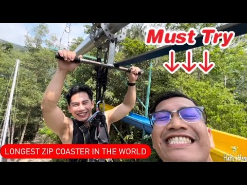 ZIP COASTER ESCAPE PENANG - Things to do in Penang Malaysia - YouTube