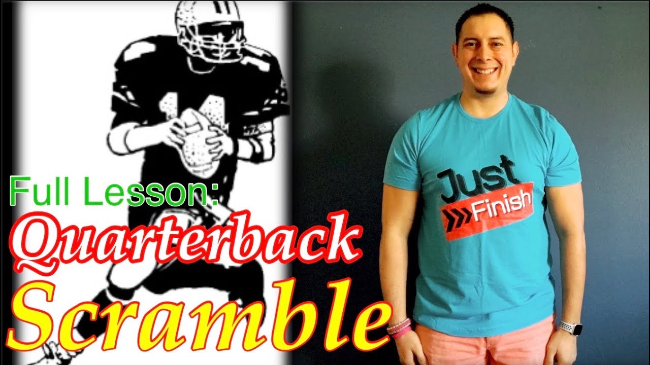 DIY PE Full Lesson | Physical Education at Home: Quarterback Scramble # ...