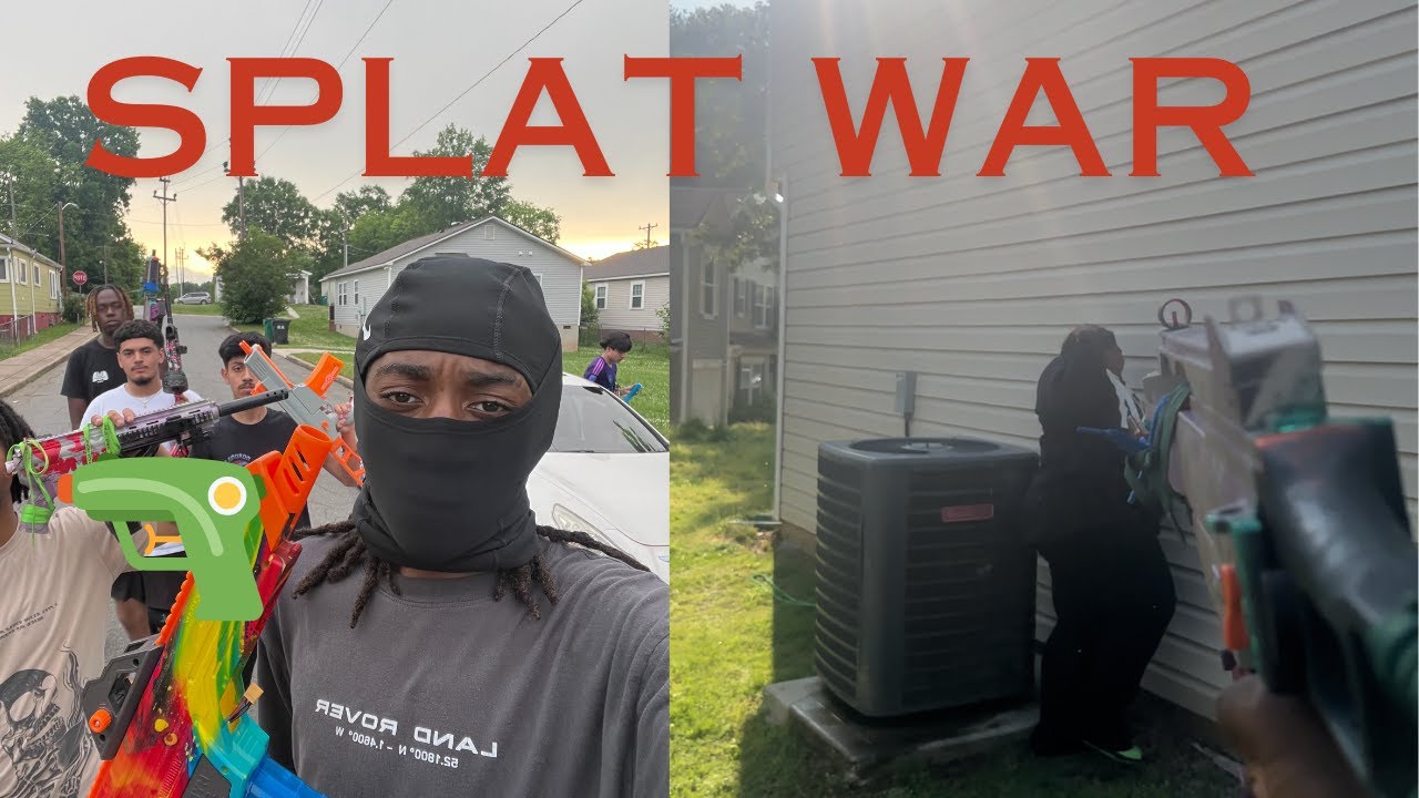 SPLAT WAR * we went on a chase* - YouTube
