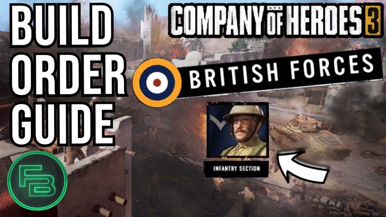 CoH3 - This British Forces Build Order is OP - YouTube