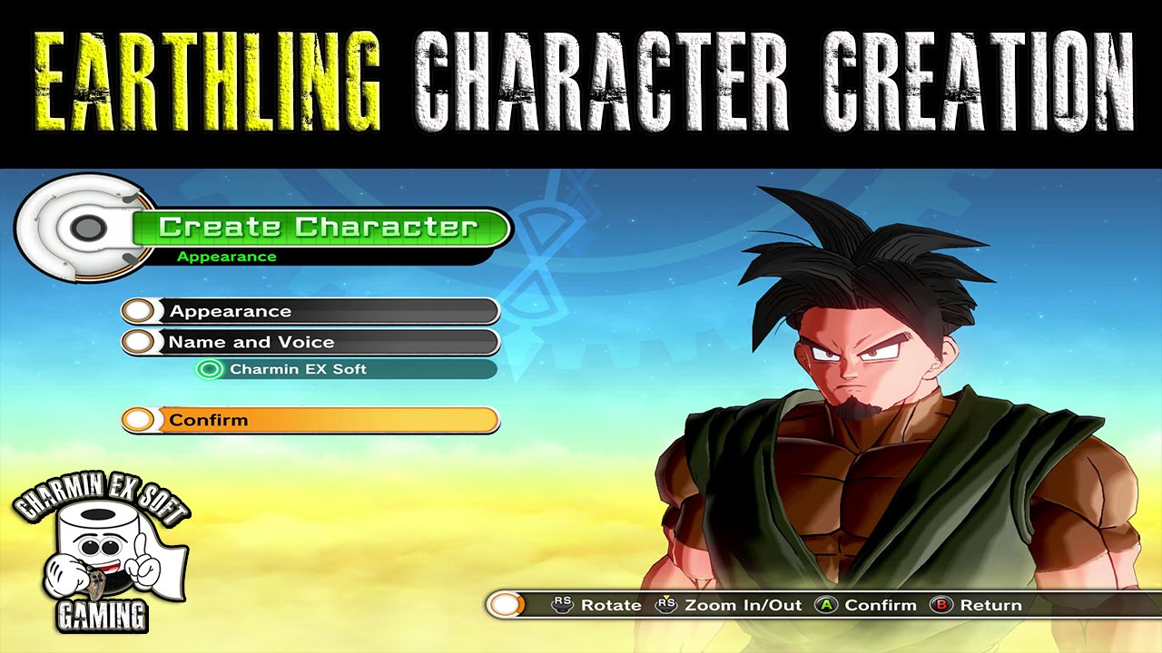 Dragon Ball Xenoverse- Earthling Character Creation - YouTube