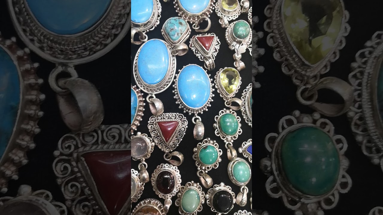 Silver pendants from Silver Nepal. - YouTube