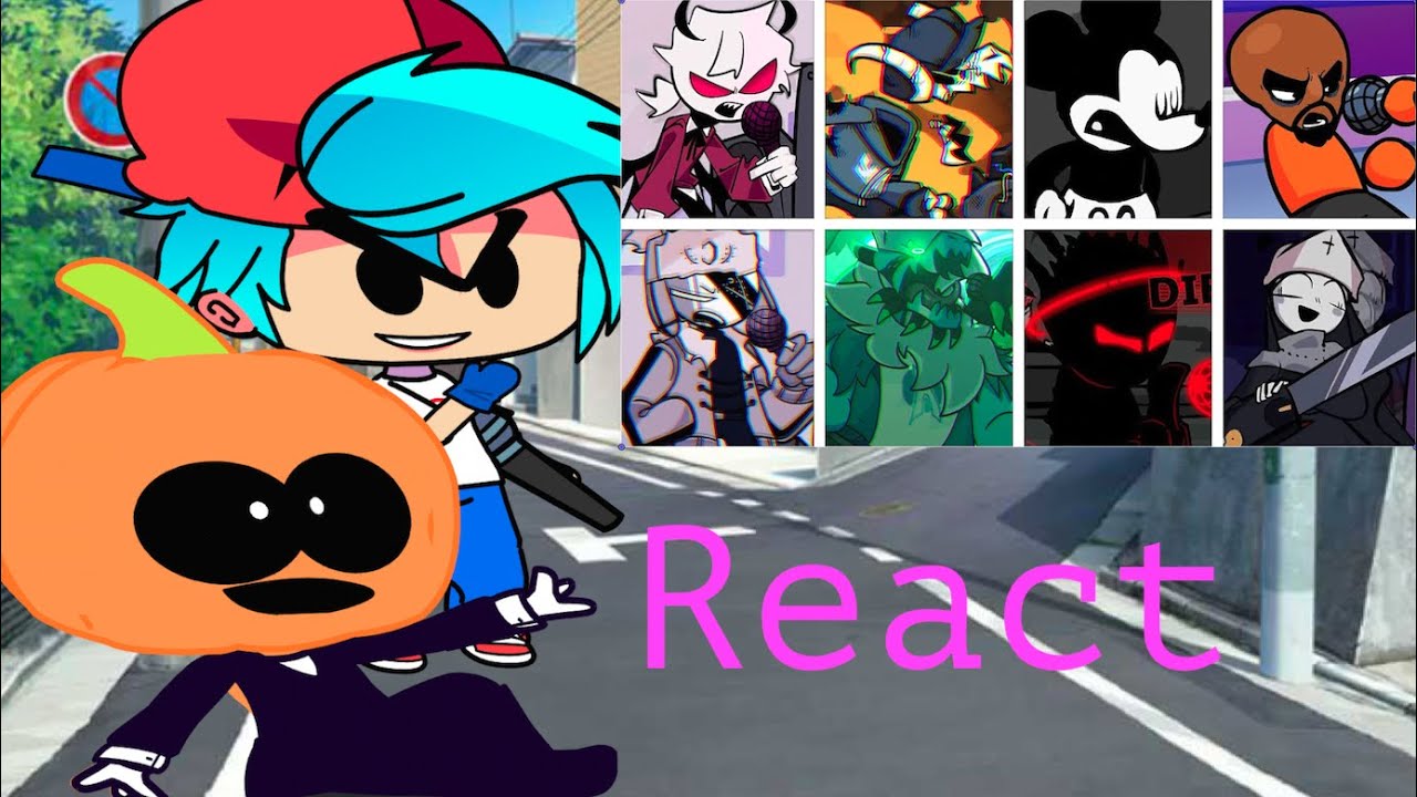 FNF react Attack but Every Turn a Different Character Sings 🎶 (FNF ...