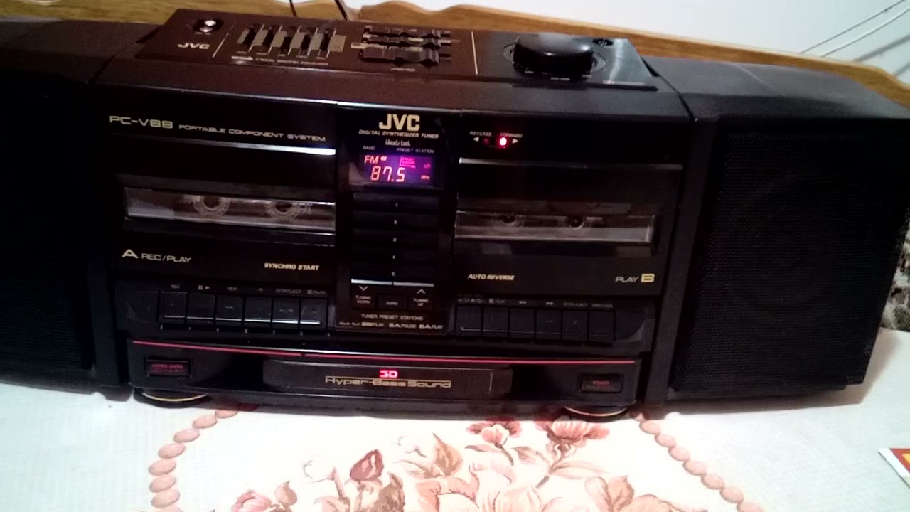 BOOMBOX - JVC PC-V88 - YouTube