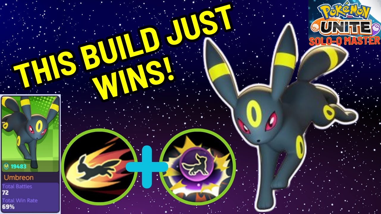 This Umbreon Build just WINS, pokemon unite - YouTube