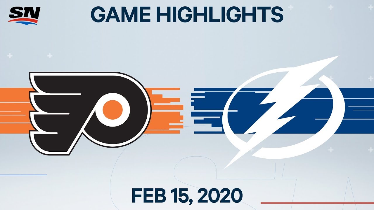 NHL Highlights | Flyers vs Lightning – Feb. 15, 2020 - YouTube