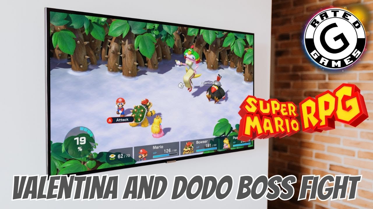 Super Mario RPG Nintendo Switch - Valentina and Dodo Boss Fight - YouTube