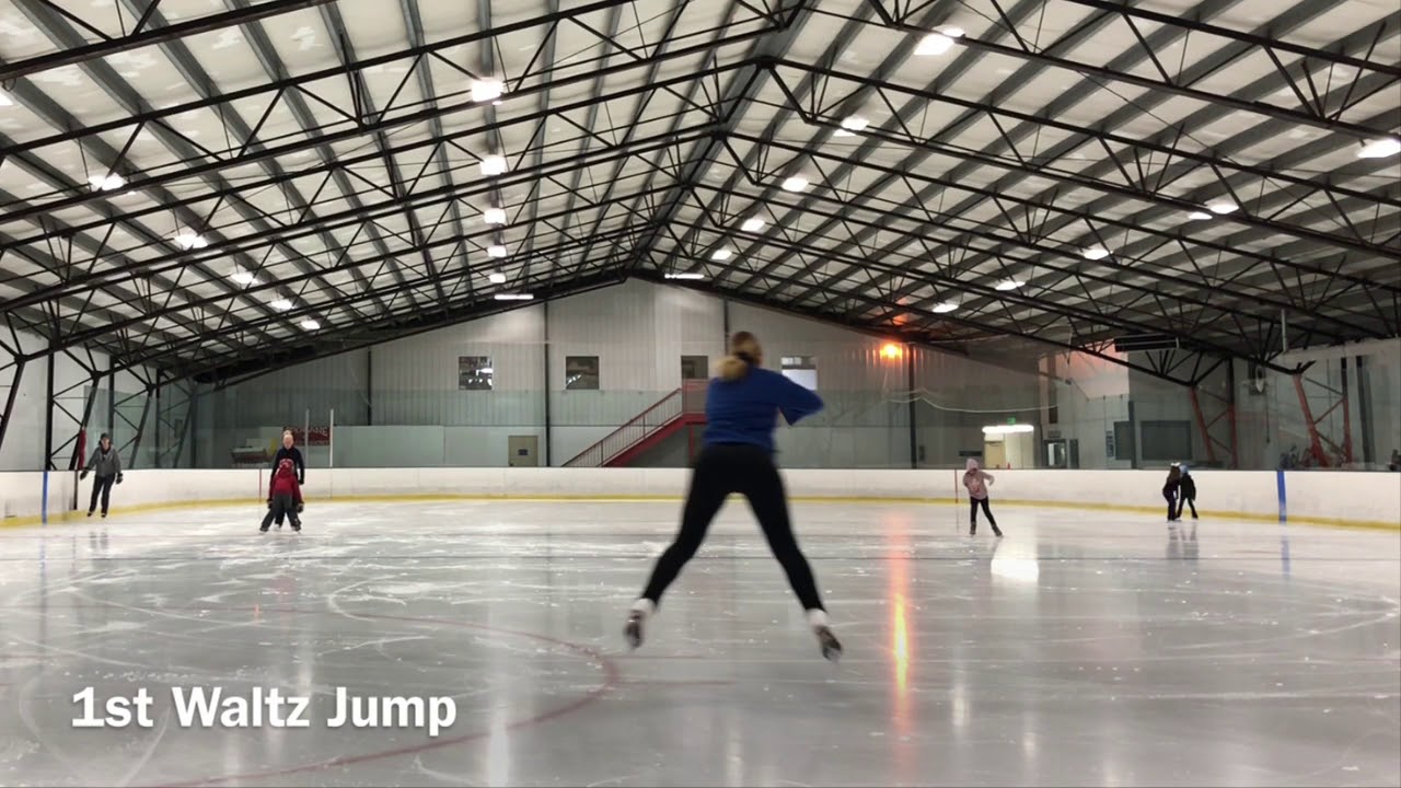 Adult figure skating Aug 28 first day on ice in months! - YouTube