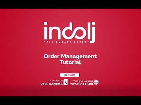 Indolj - Order Management Tutorial