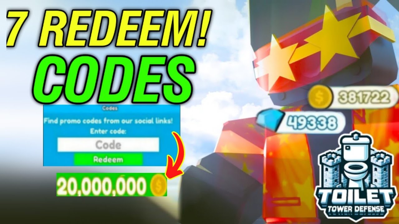 💥Newest! 💥TOILET TOWER DEFENSE CODES - TOILET TOWER DEFENSE CODES 2024 ...