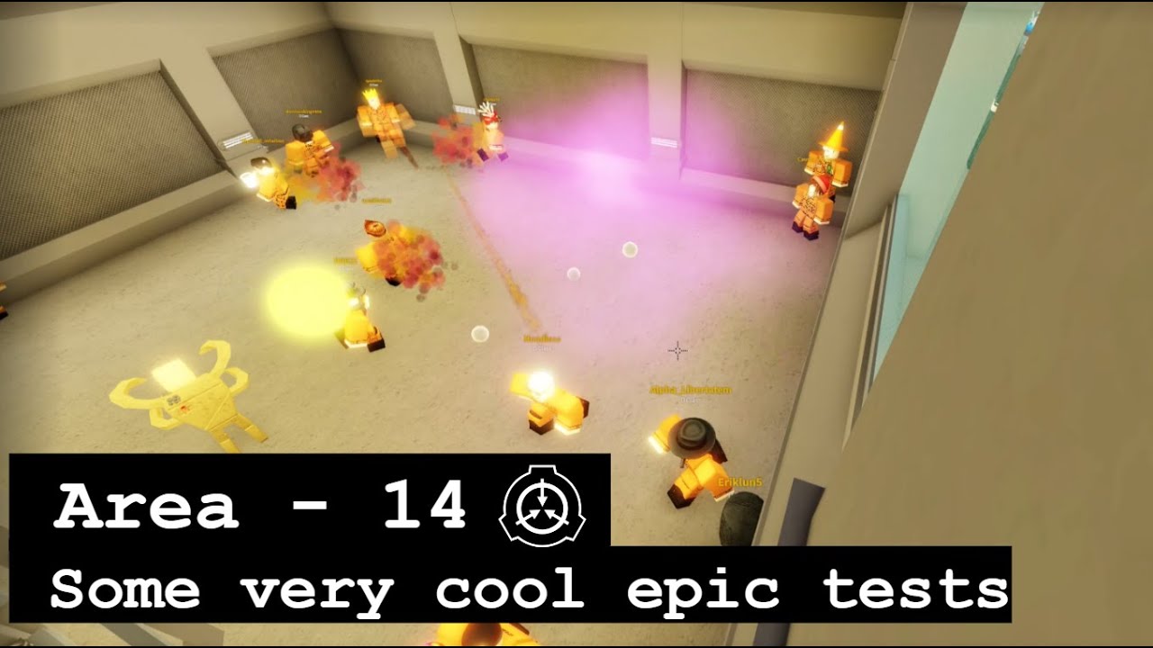 Area - 14 // Some very cool epic SCP Tests!!! // Roblox - YouTube