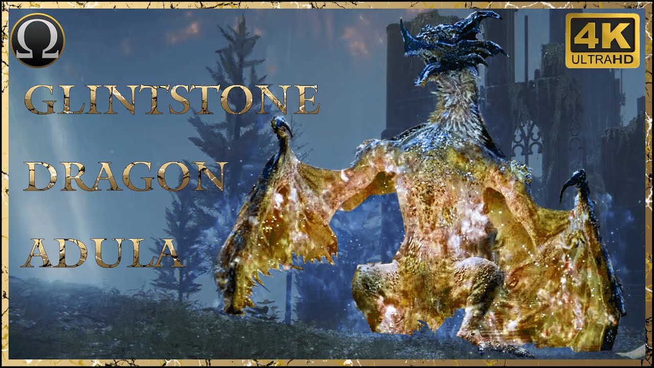 Elden Ring - Glintstone Dragon Adula (Cathedral of Manus Celes) | 4K ...