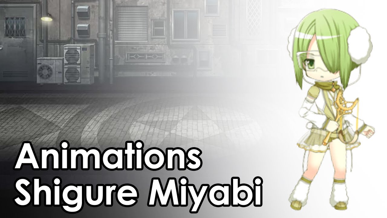 Shigure Miyabi - Battle Animations - YouTube