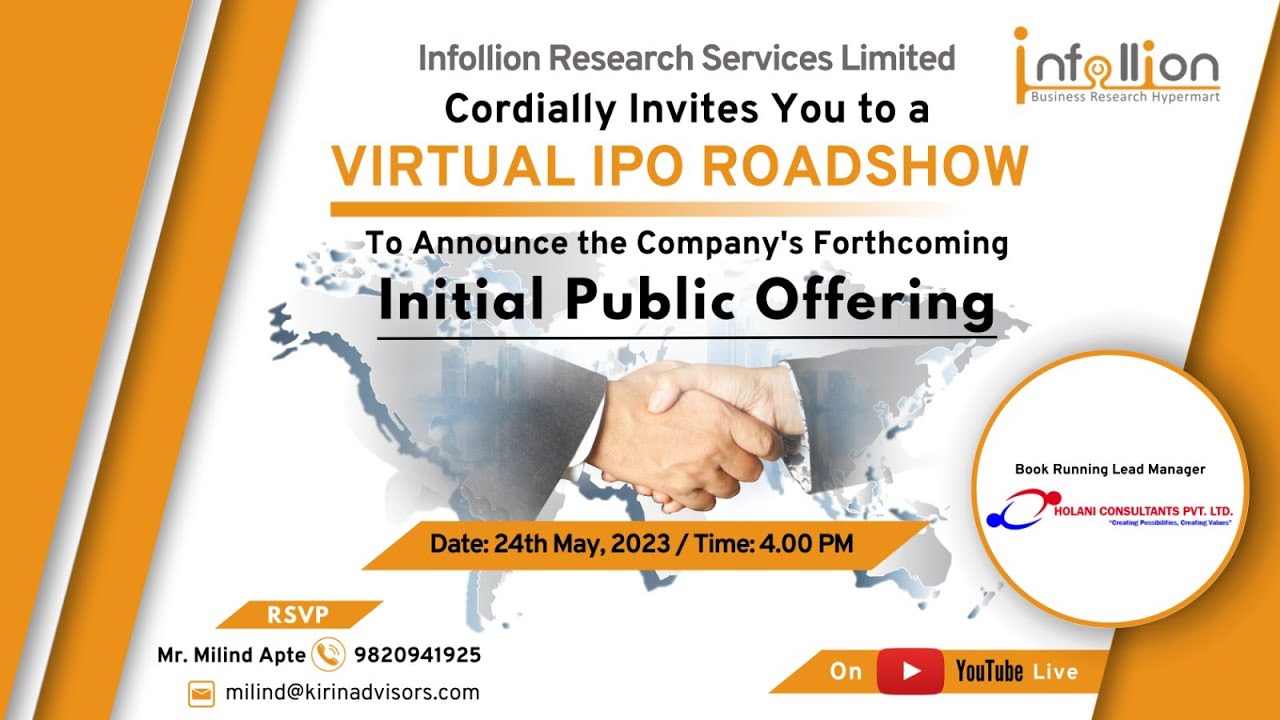 IPO Meet - Infollion Research Services Limited - YouTube