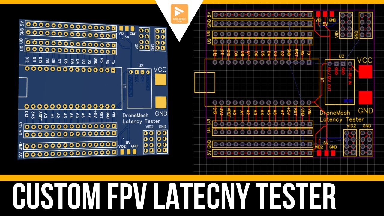 Designing Custom PCB for FPV Camera Latency Testing - YouTube