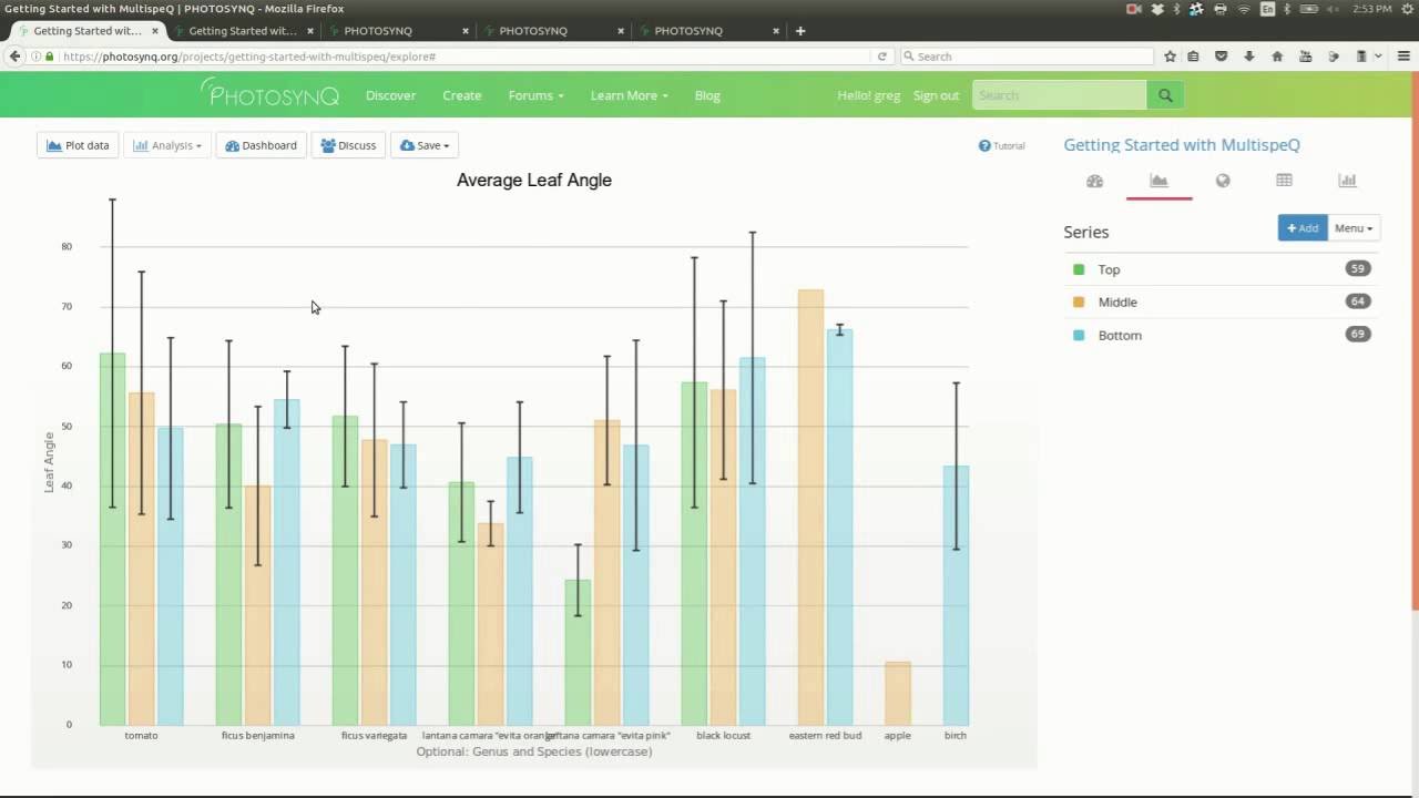PhotosynQ Online Data Explorer - YouTube